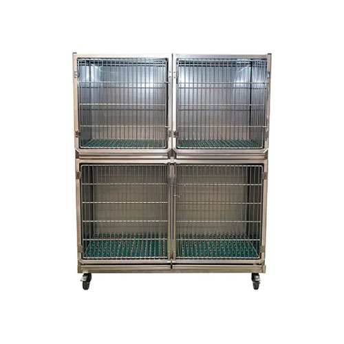 ENSEMBLE DE CAGES pour la médecine vétérinaire